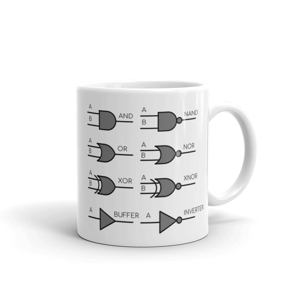 Logic Gates Mug – Engineering Swag